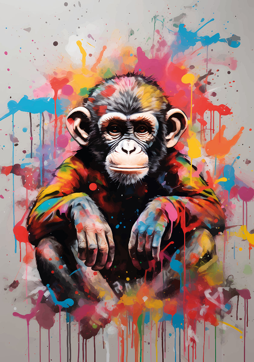 Monkey Pop Art Andreas Magnusson | Wandbilder von PGM Art worlD