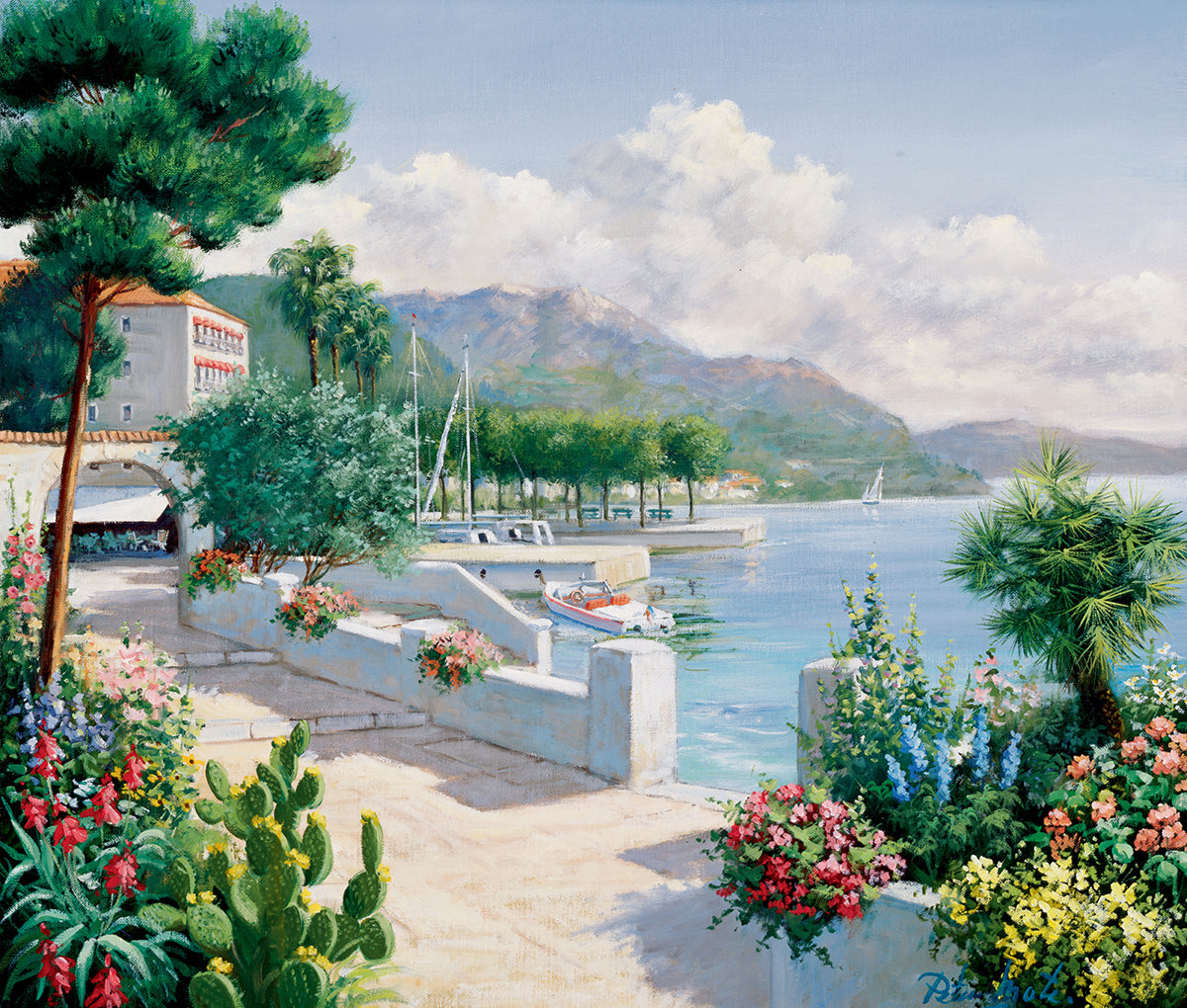 Lake Promenade II Peter Motz | Wandbilder von PGM Art worlD