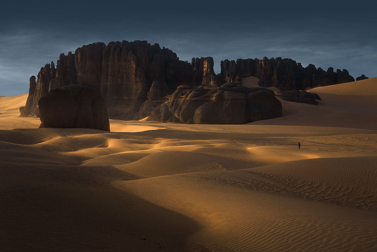 Lost in golden sand Zineddine Benidir | Wandbilder von PGM Art worlD
