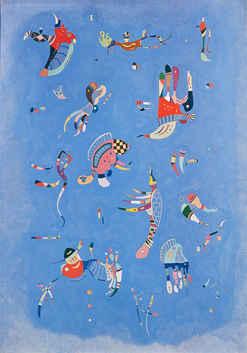 Himmelblau Wassily Kandinsky | Wandbilder von PGM Art worlD